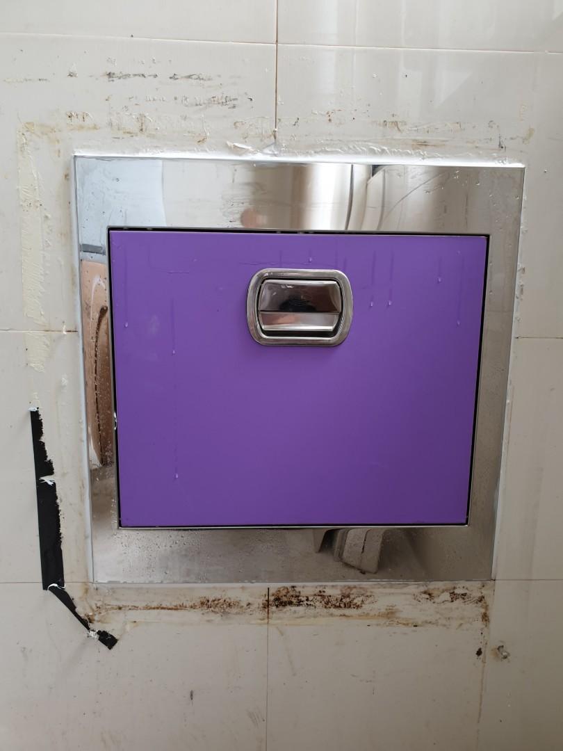 Rubbish Bin Chute Stainless Steel, Everything Else on Carousell