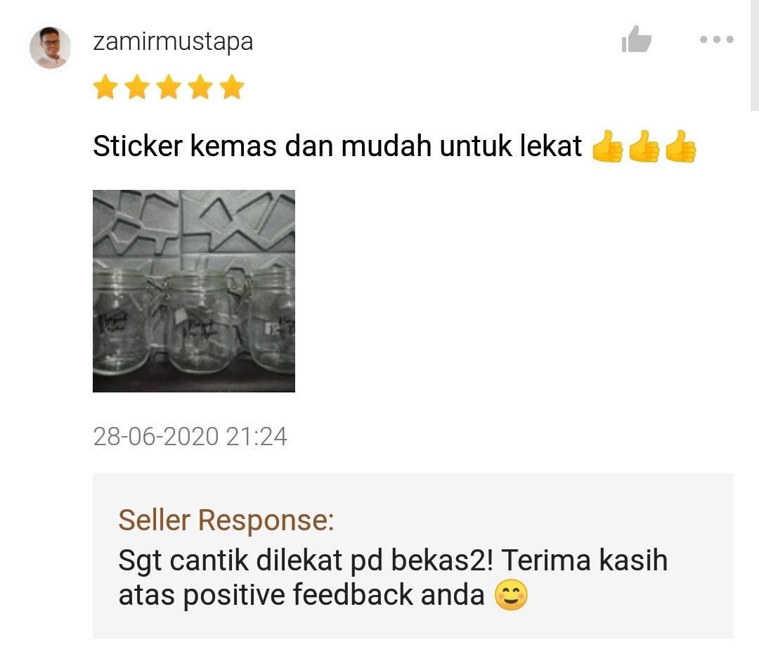 Sticker Label Dapur/Rempah Ratus/Kitchen Murah, Furniture & Home Living ...