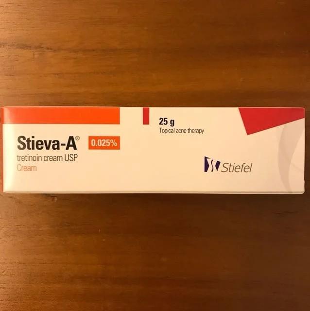 Stieva-A Cream (Topical) - tretinoin - 0.025% - face cream - acne/ wrinkle/ aging : retinol ...