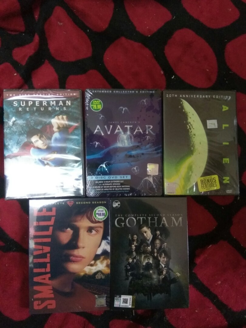 Superman returns avatar alien smallville gotham dvd, Hobbies & Toys ...