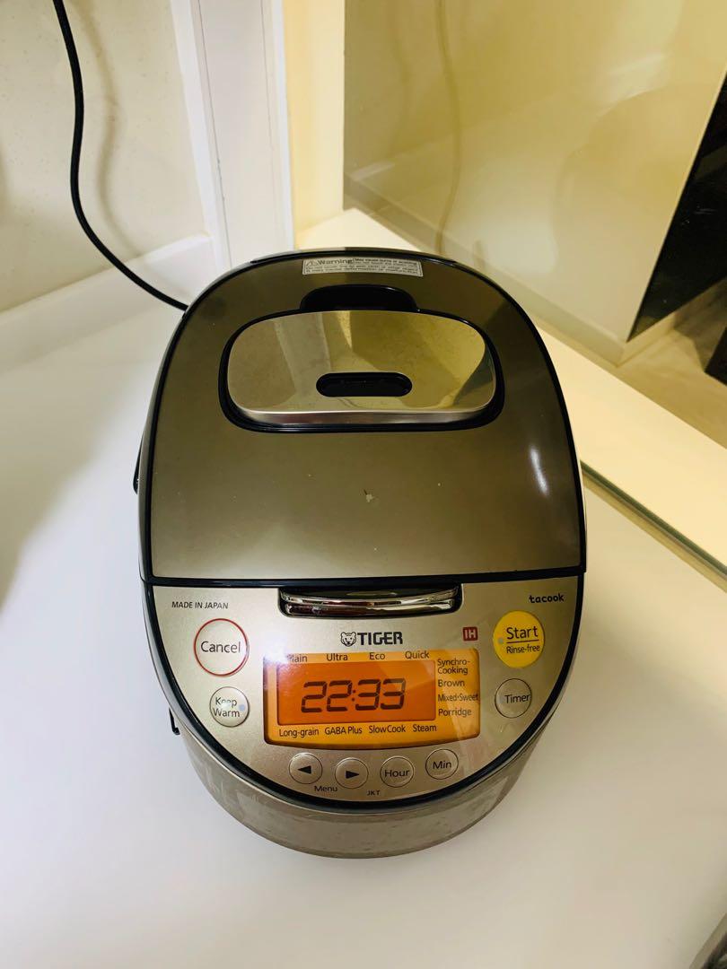 Tiger IH Rice Cooker JKT-S10S/JKT-S18S, TV & Home Appliances, Kitchen ...