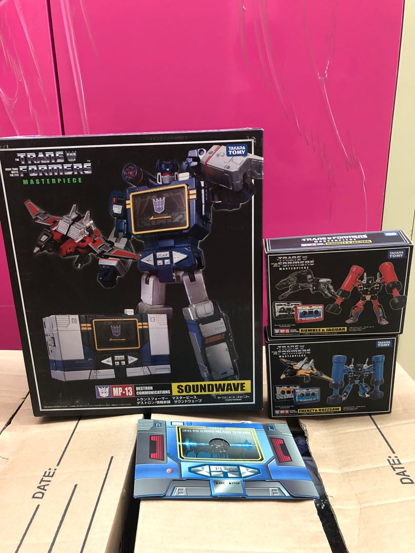 全新 Tomy Takara transformers 變形金剛 MP 13 15 16 soundwave 音波 rumble jaguar ...