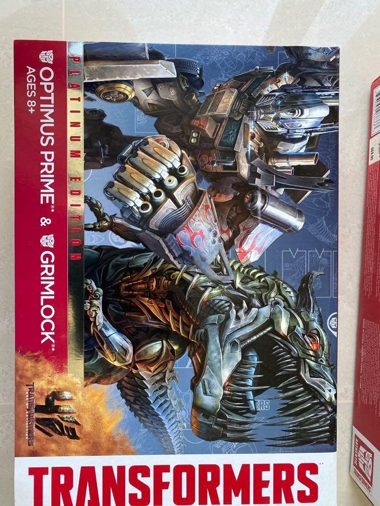 Transformers AOE Platinum Optimus Prime & Grimlock, Hobbies & Toys ...
