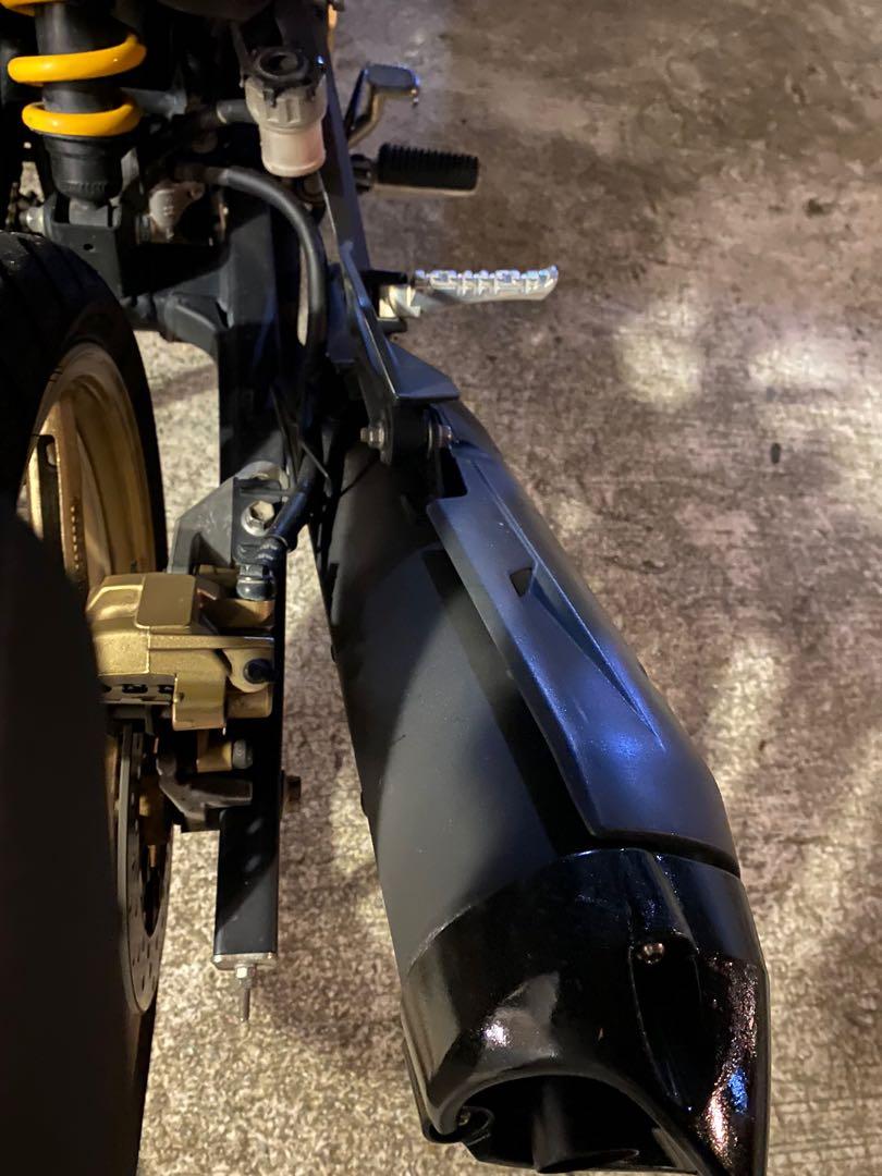 Uma racing back pressure exhaust pipe sniper y15zr, Motorcycles ...