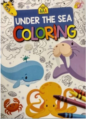 Under the Sea Coloring Book, Hobbies & Toys, Books & Magazines ...