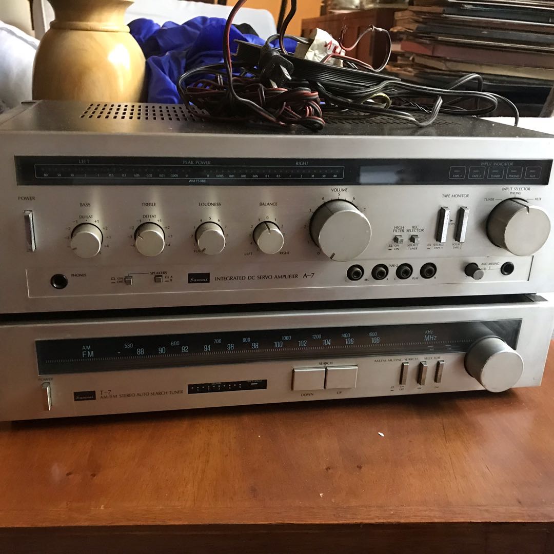 Vintage Sansui amplifier and am/fm stereo, Hobbies & Toys, Music ...