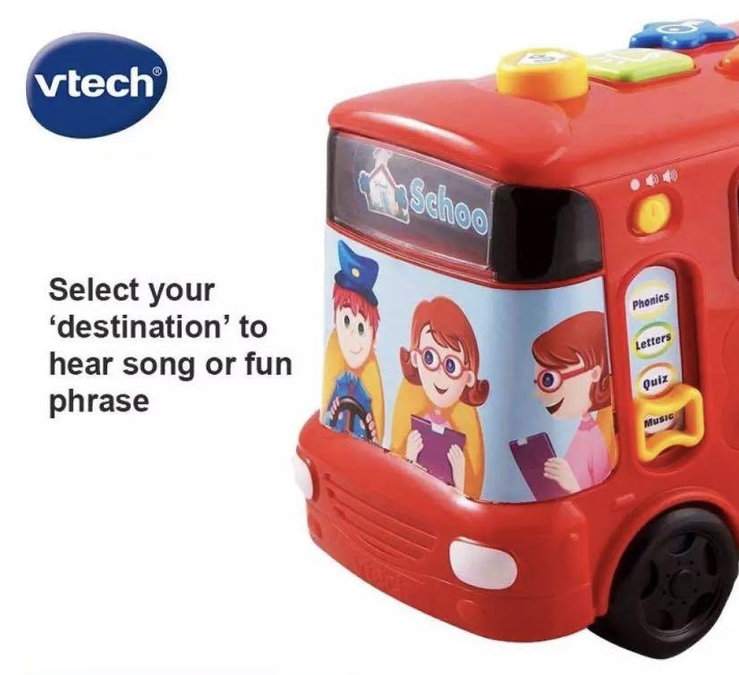 Vtech phonics playing time bus, Hobbies & Toys, Toys & Games on Carousell
