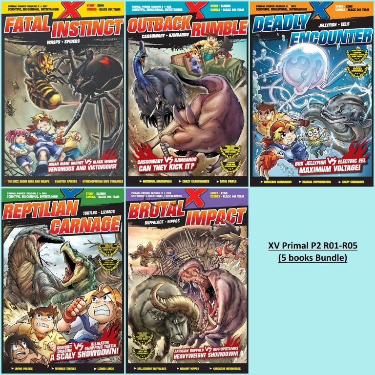 X-VENTURE Primal Power 2 series R01-R10 (5 Books Bundle) English ...