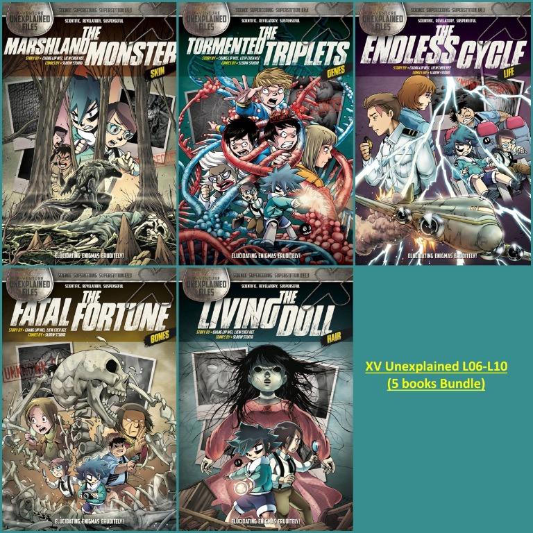 X-VENTURE Unexplained Files Series L1-L18 (5 Books Bundle) English ...