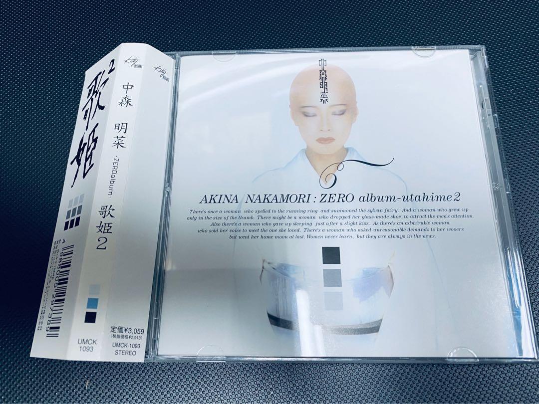 AKINA NAKAMORI 中森明菜 ZERO album-歌姫2 極靚聲日本版 2002年 極新淨收藏完美品 99%新 , 興趣及遊戲 ...