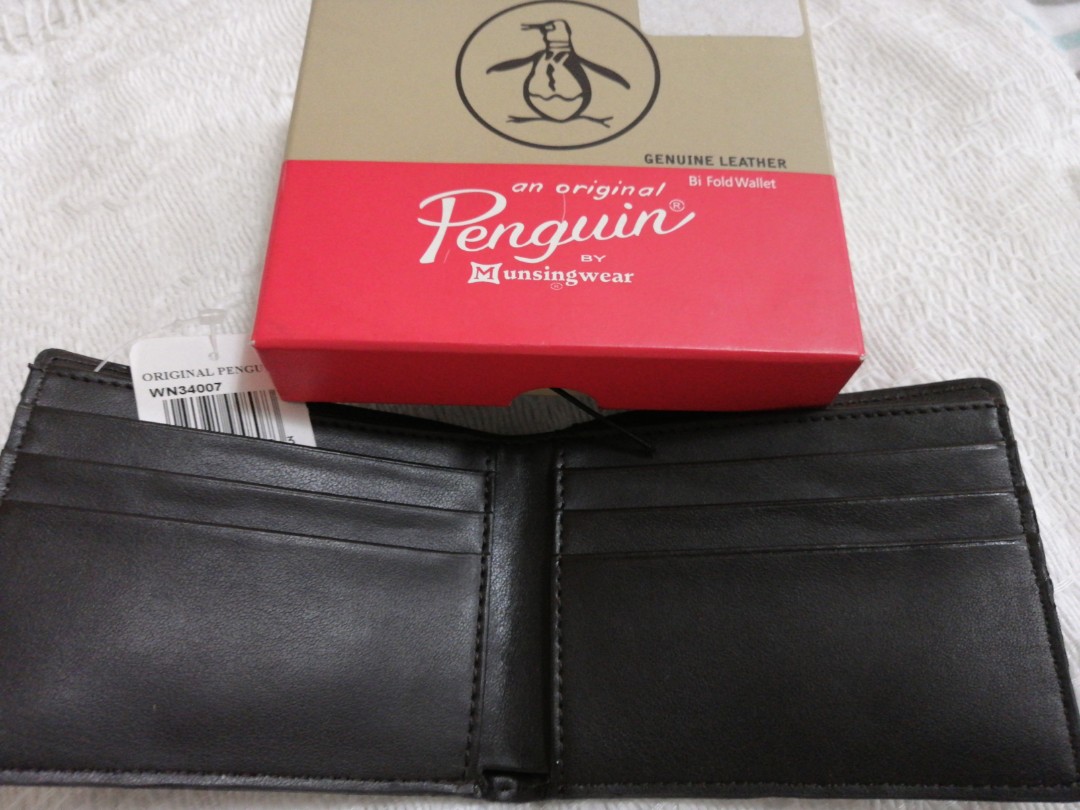 Authentic penguin bifold wallet for men, Luxury, Bags & Wallets on ...