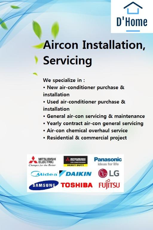 Brand New Aircon System With Installation, TV & Home Appliances, Air ...
