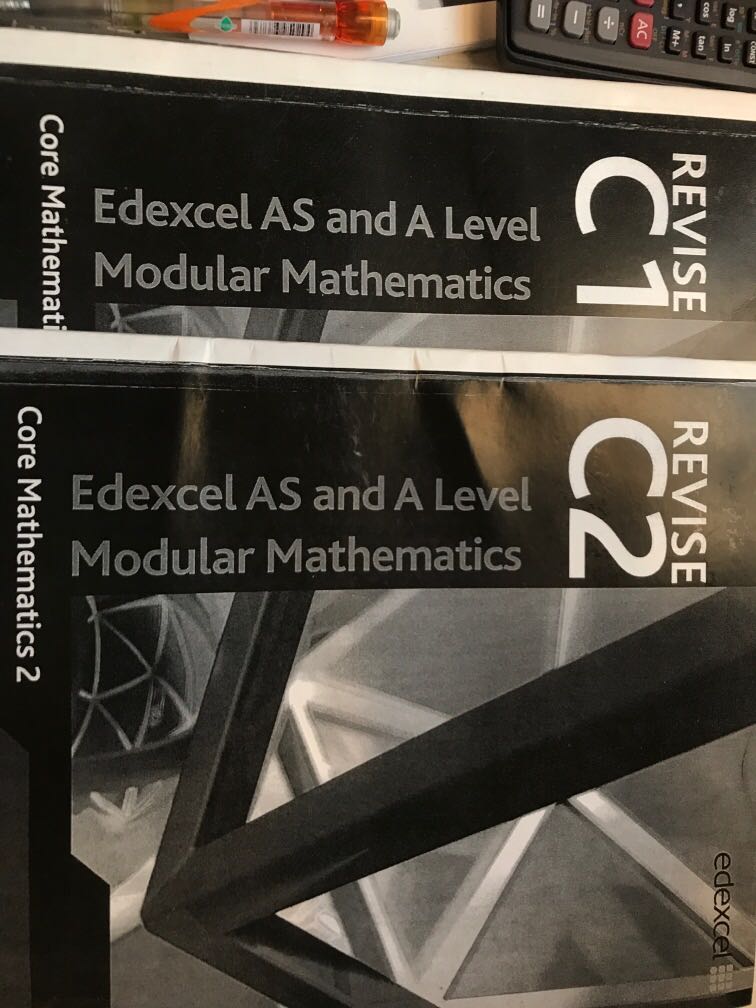 C1 C2 edexcel AS/A level Mathematics textbook PEARSON, Hobbies & Toys ...