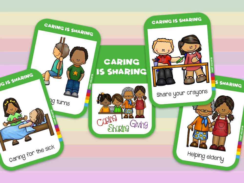 Caring is Sharing Flash Cards, Hobbies & Toys, Books & Magazines ...