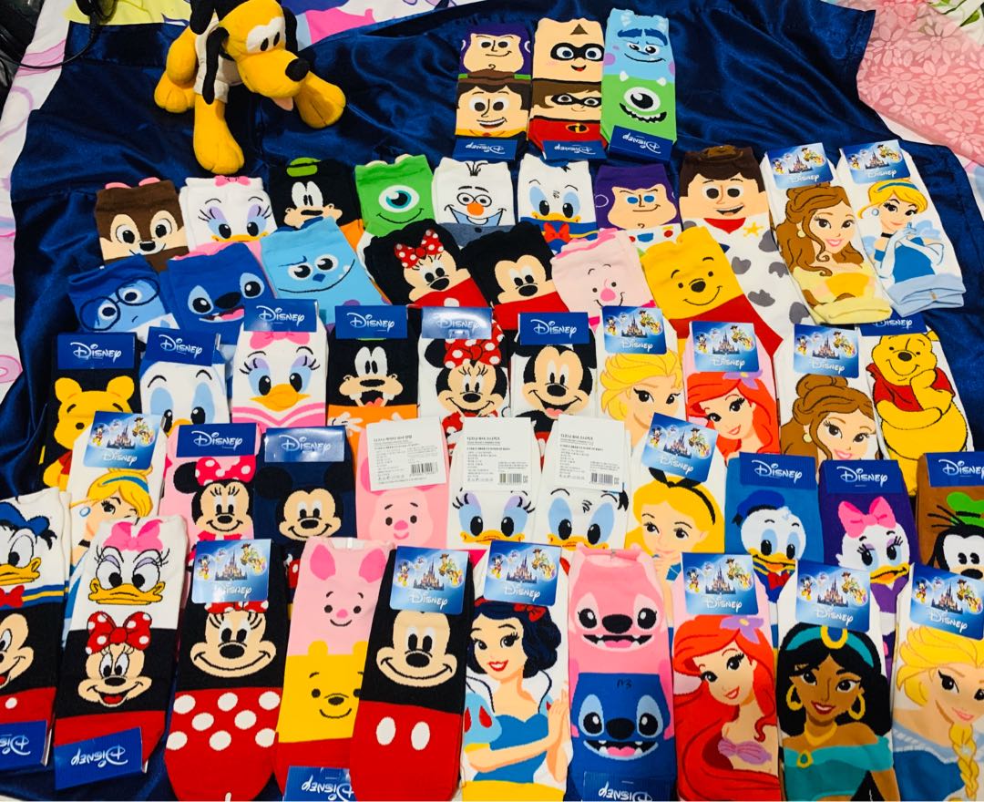 Disney Socks, Women's Fashion, Watches & Accessories, Socks & Tights on ...