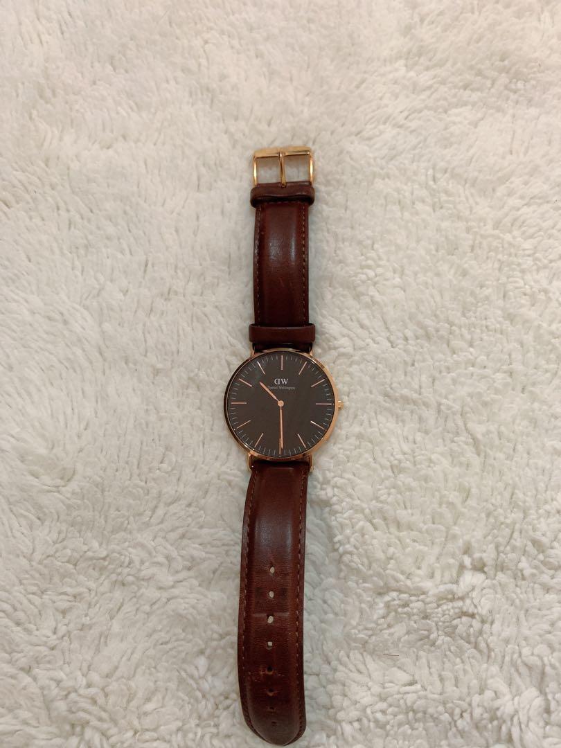 DW WATCH (BROWN STRAP), Luxury, Watches on Carousell