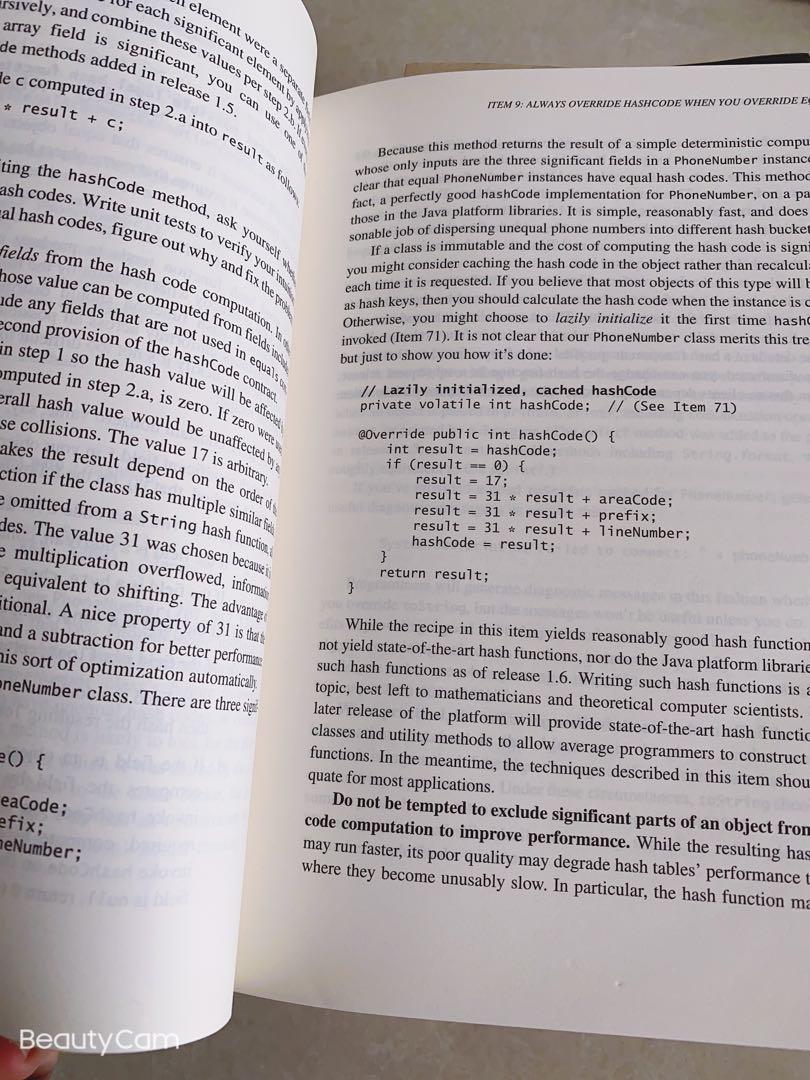 Effective Java book (English version), Hobbies & Toys, Books ...
