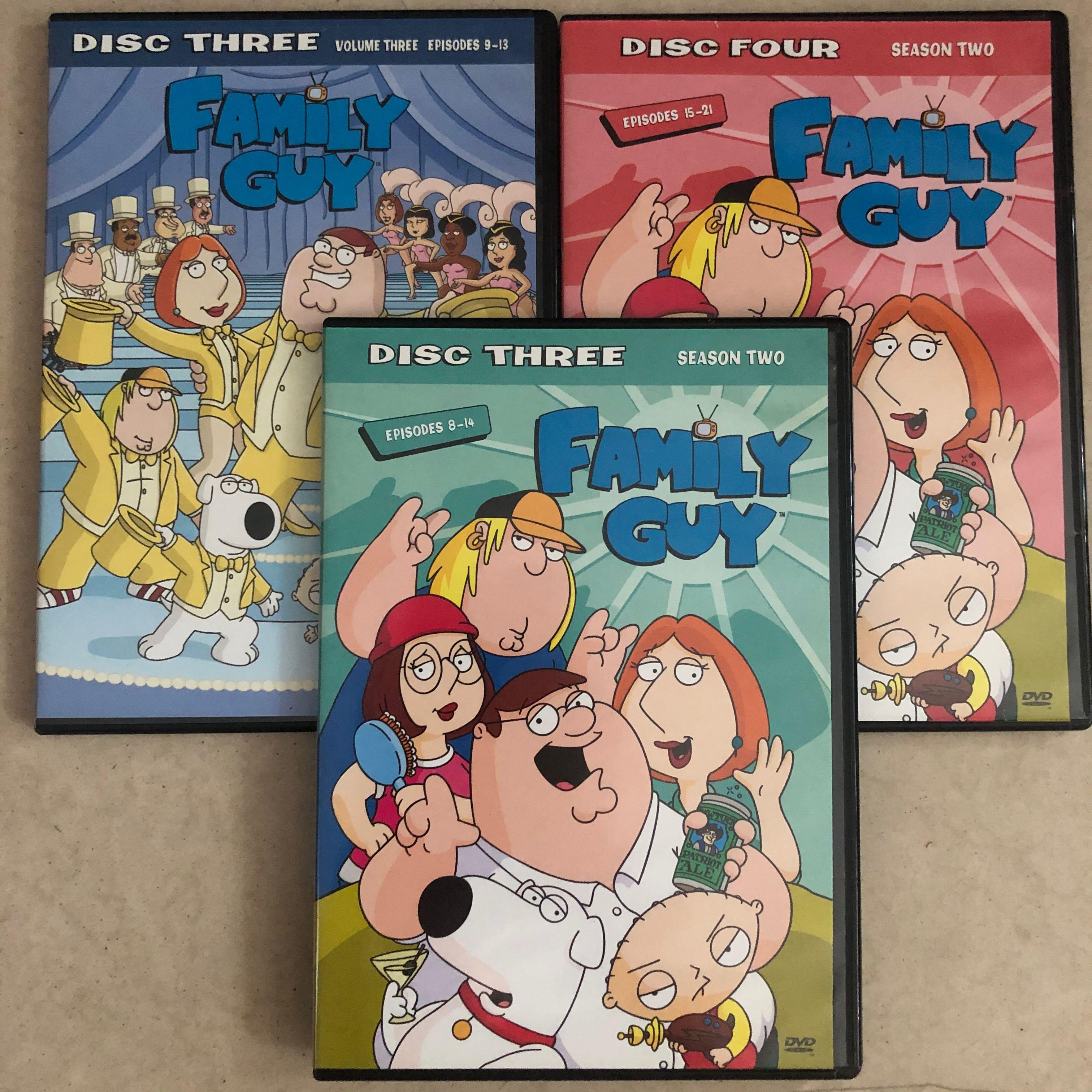 Family guy DVD, 興趣及遊戲, 音樂、樂器 & 配件, 音樂與媒體 - CD 及 DVD - Carousell