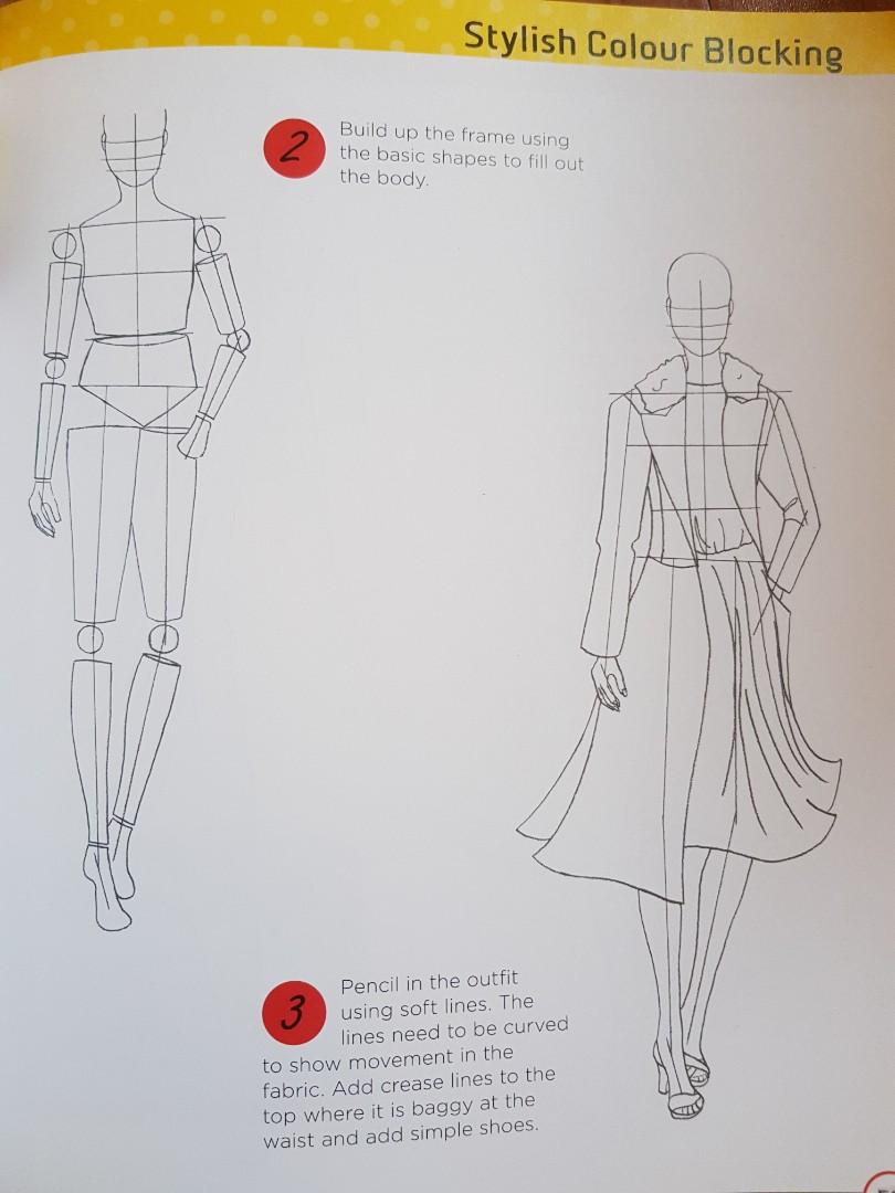 Fashion Drawing Book, Hobbies & Toys, Books & Magazines, Children's ...