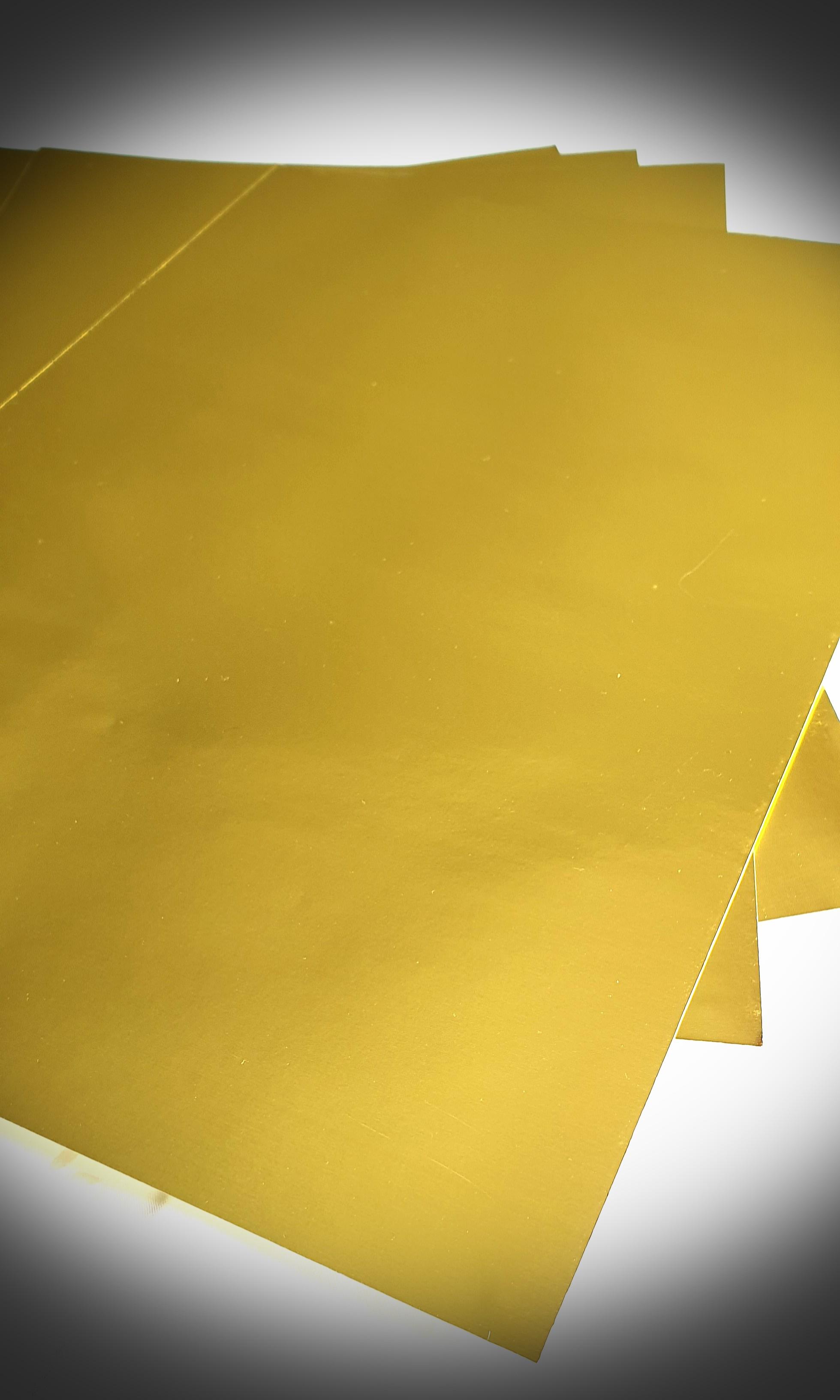 Gold foil sticker paper (A4 size), Hobbies & Toys, Stationery & Craft ...
