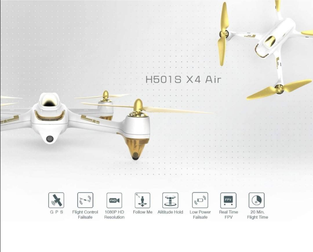 HUBSAN X4 H501S Pro Version GPS 5.8GHz Transmitter FPV 1080P HD Camera ...