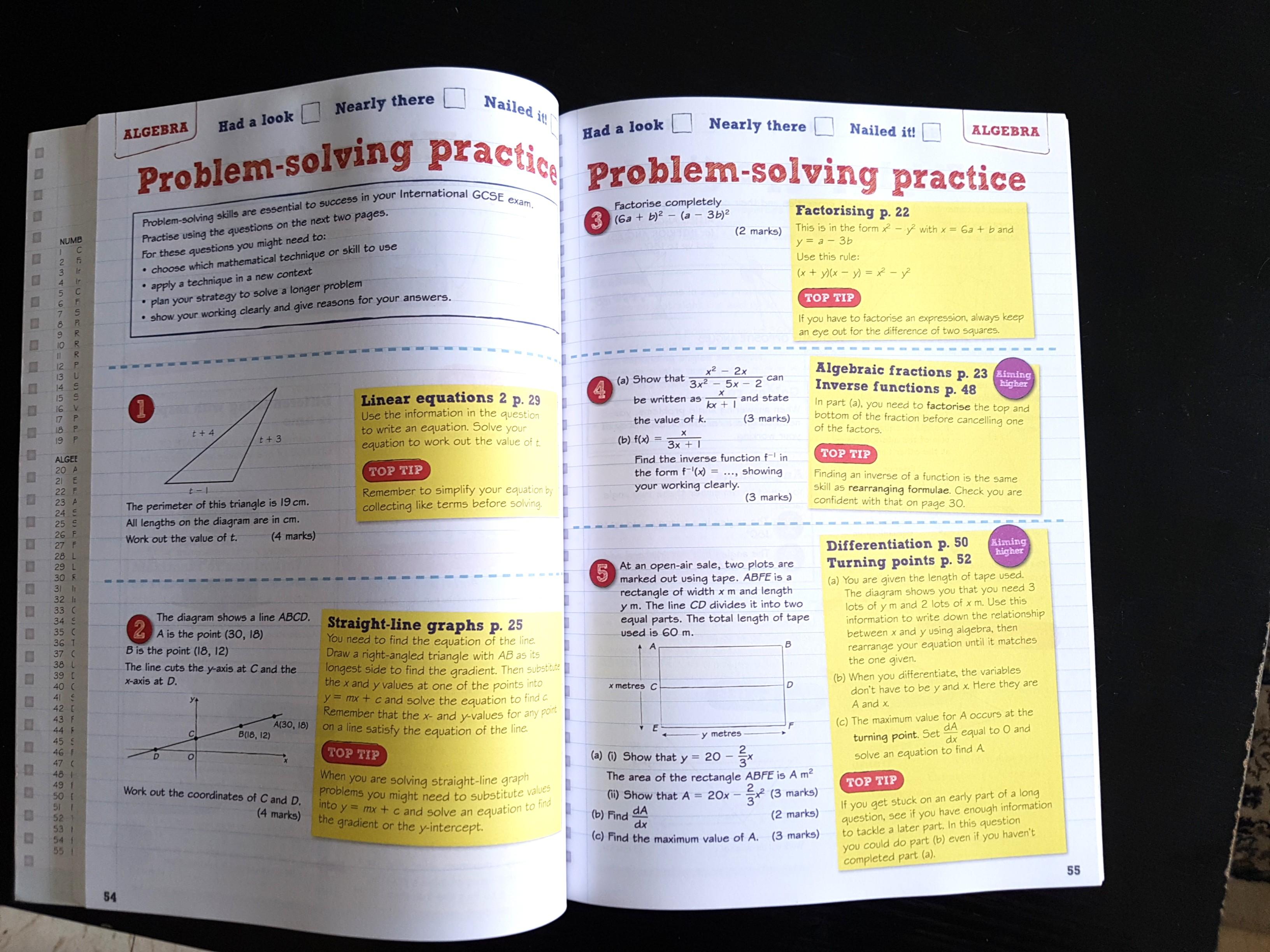 IGCSE Maths Textbook / Revision guide, Books & Stationery, Textbooks ...