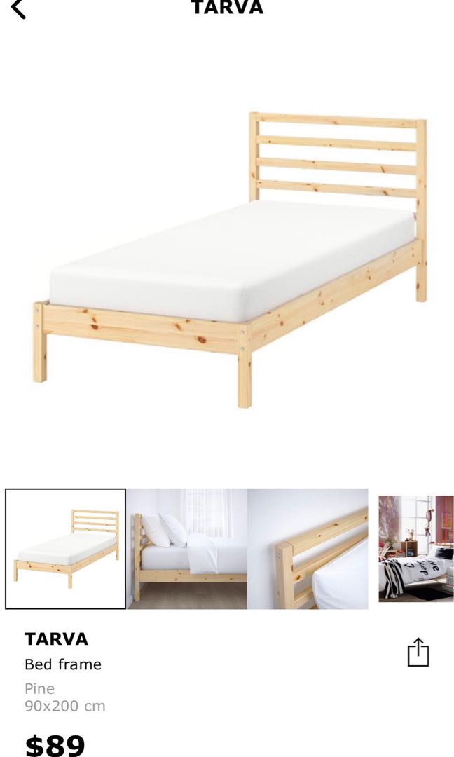 Ikea Single Bed Frame, Furniture & Home Living, Furniture, Bed Frames ...