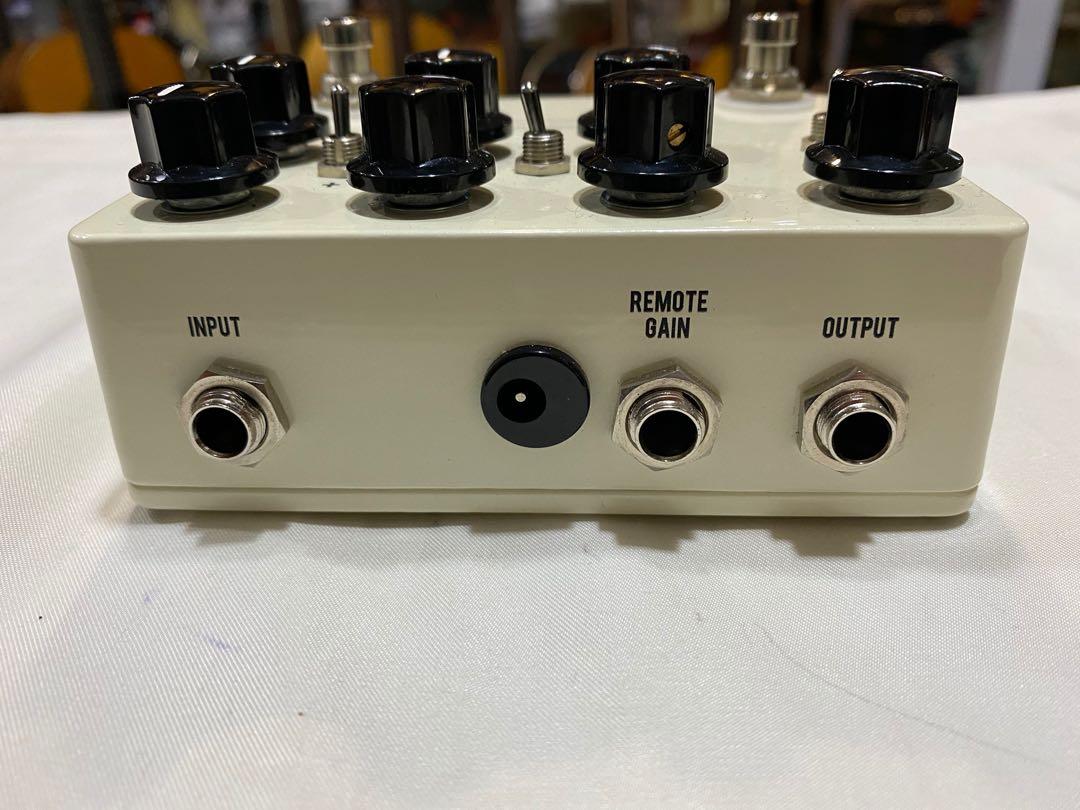 JHS Double Barrel V4 2-in-1 Dual Overdrive Guitar Effects Pedal, Music ...