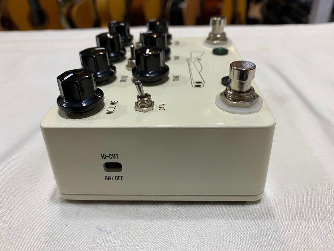 JHS Double Barrel V4 2-in-1 Dual Overdrive Guitar Effects Pedal, Music ...