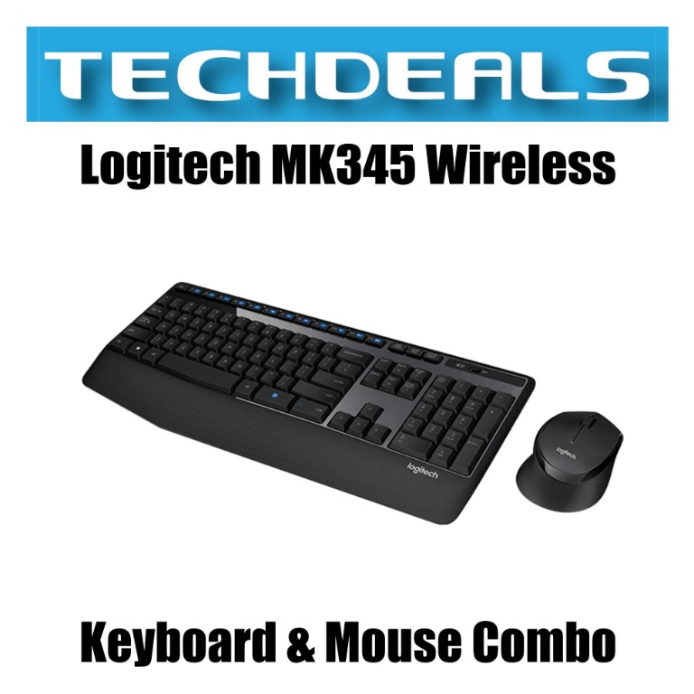 Logitech MK345 Wireless Keyboard & Mouse Combo, Computers & Tech, Parts & Accessories, Mouse ...