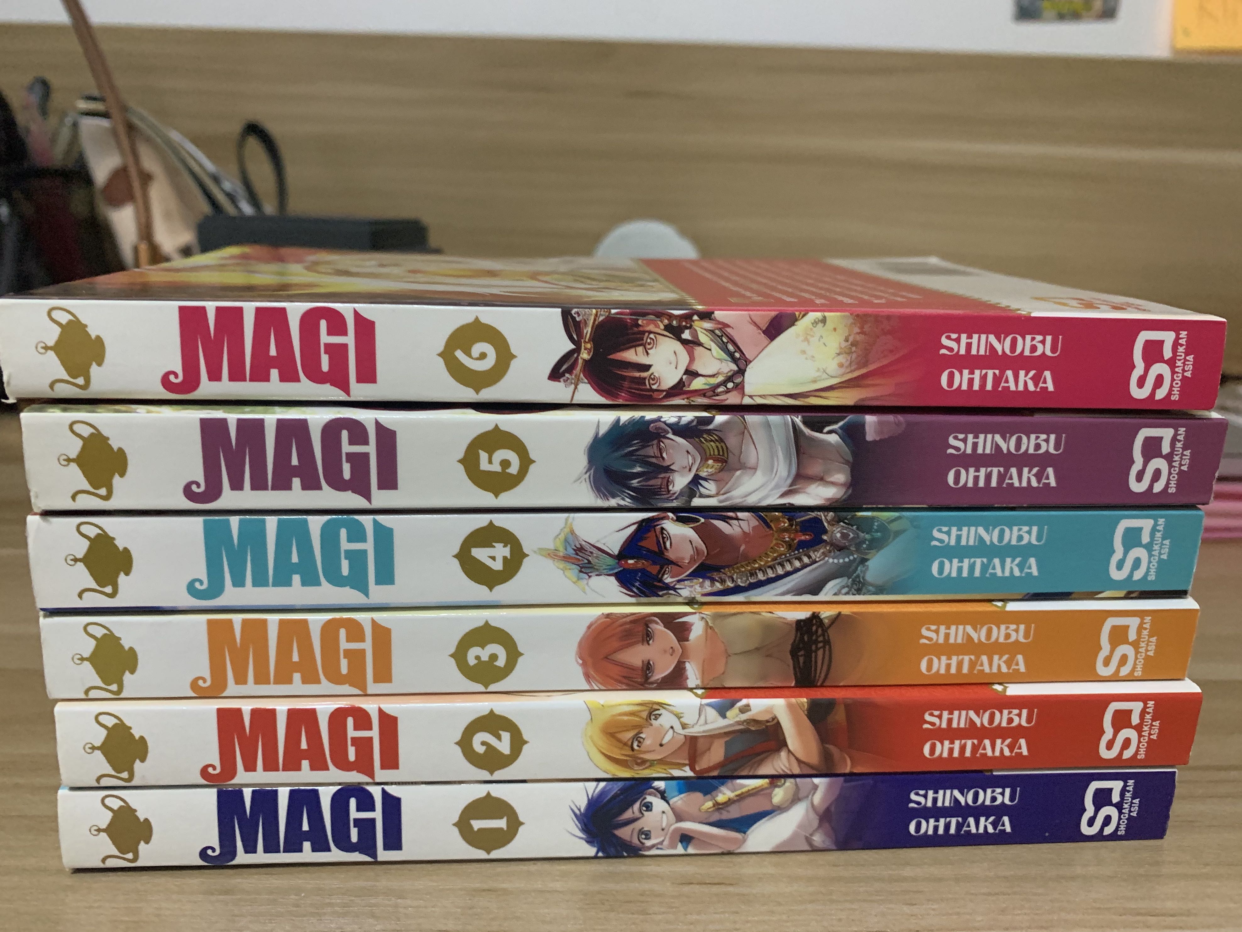 Magi manga volume 1,2,3,4,5 and 6, Hobbies & Toys, Books & Magazines ...