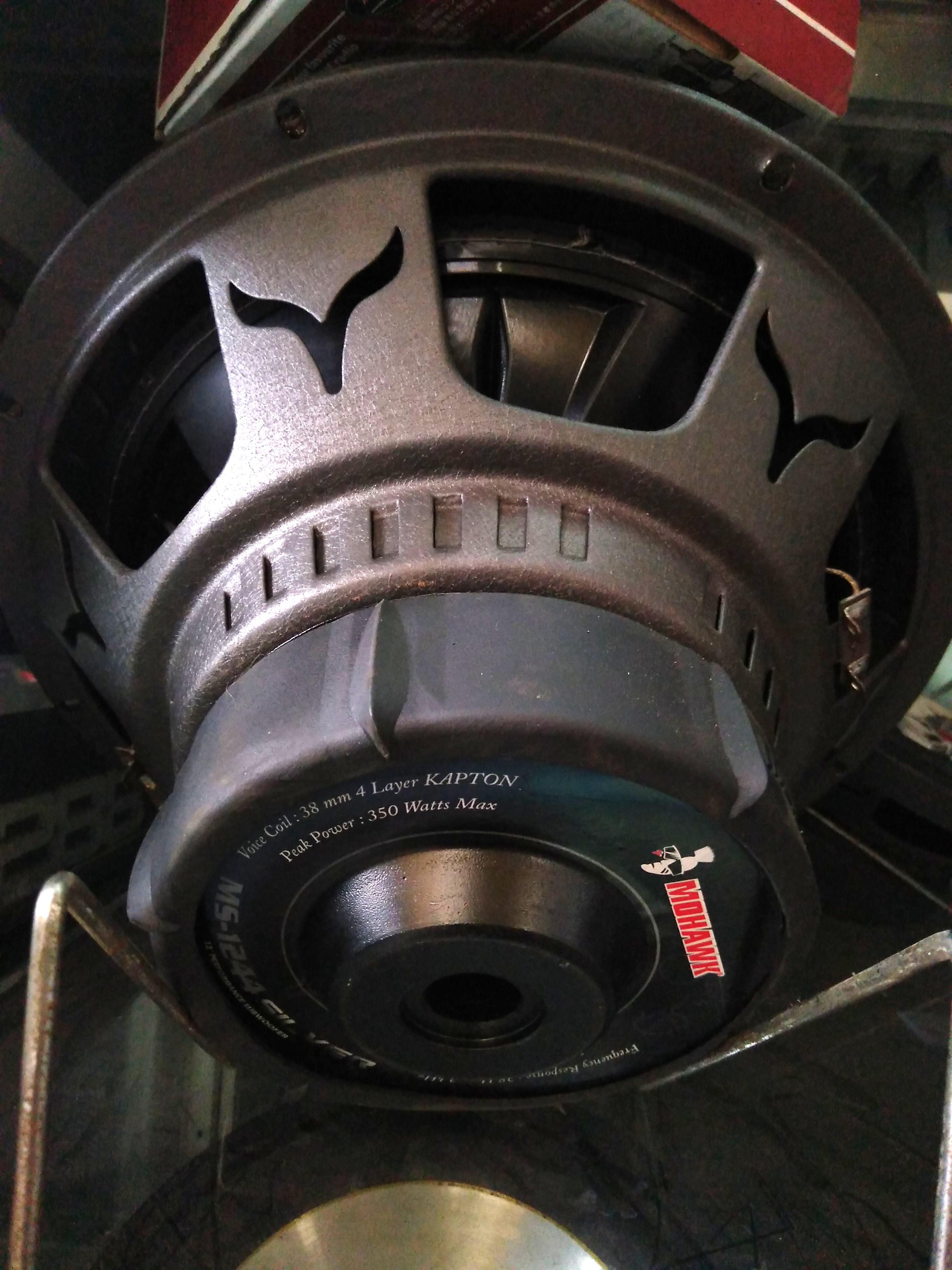 Mohawk woofer 12in silver pro one pair sell, Auto Accessories on Carousell