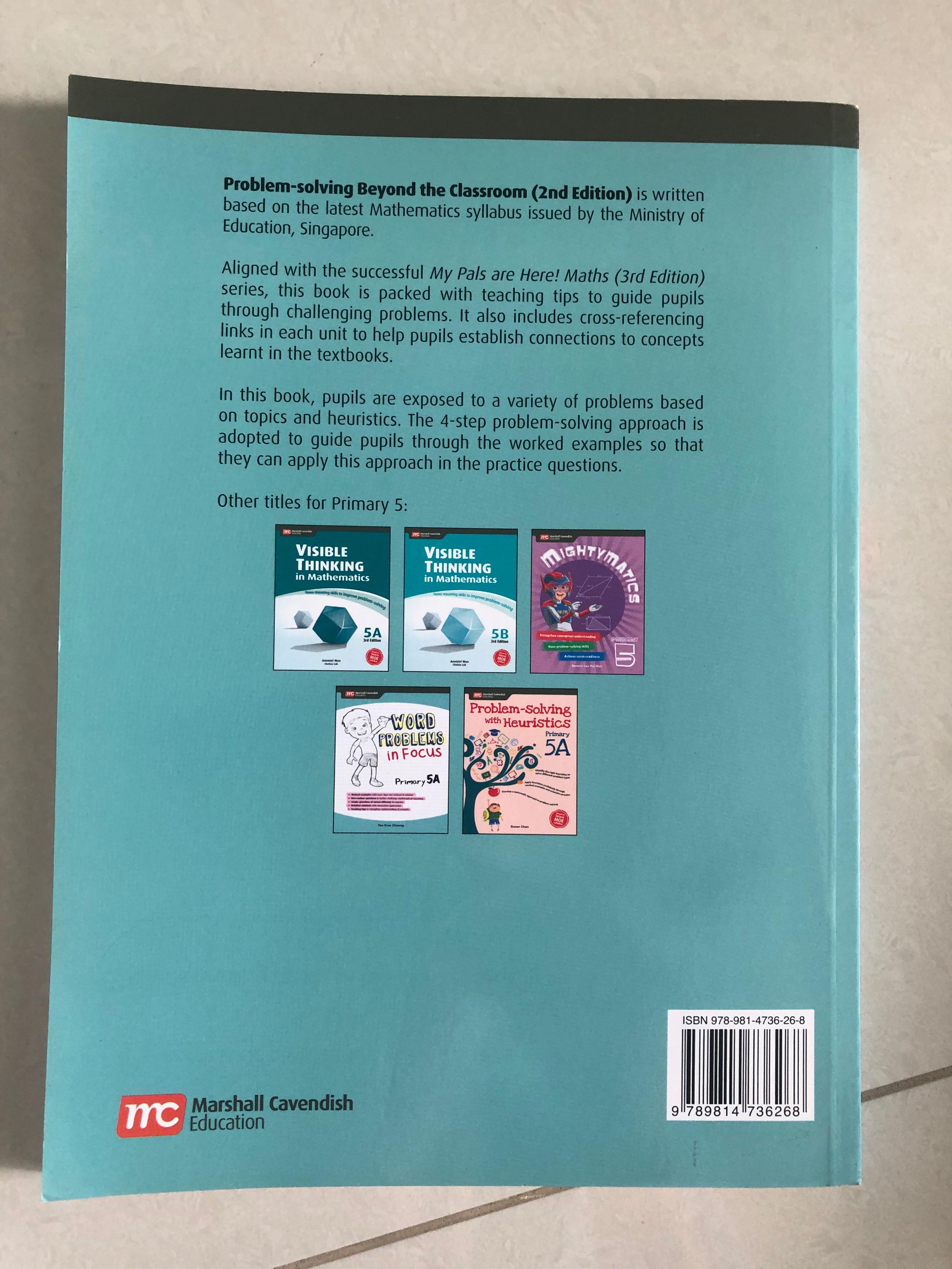P5 Primary Math problem solving sums Marshall guide assessment book ...
