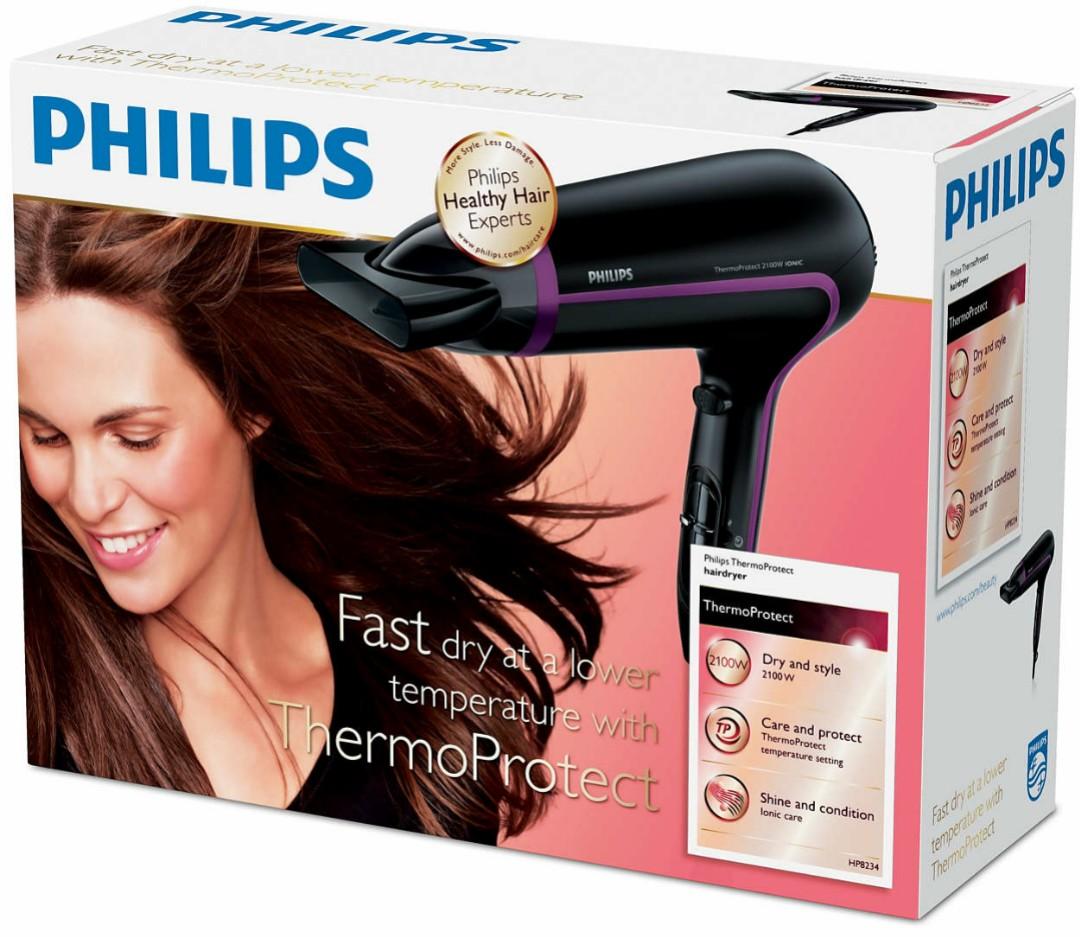 Philips Thermoprotect Ionic Hairdryer, Beauty & Personal Care, Hair on ...