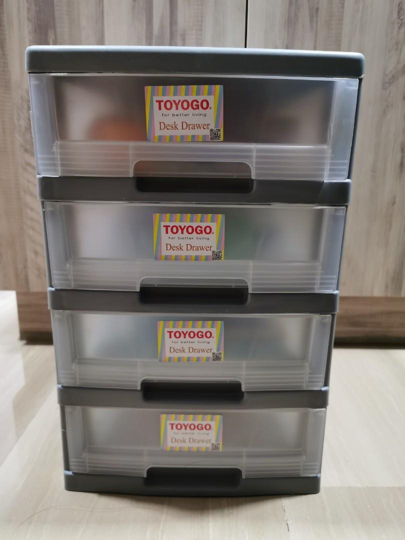 Toyogo Plastic Drawers, Furniture & Home Living, Home Improvement ...