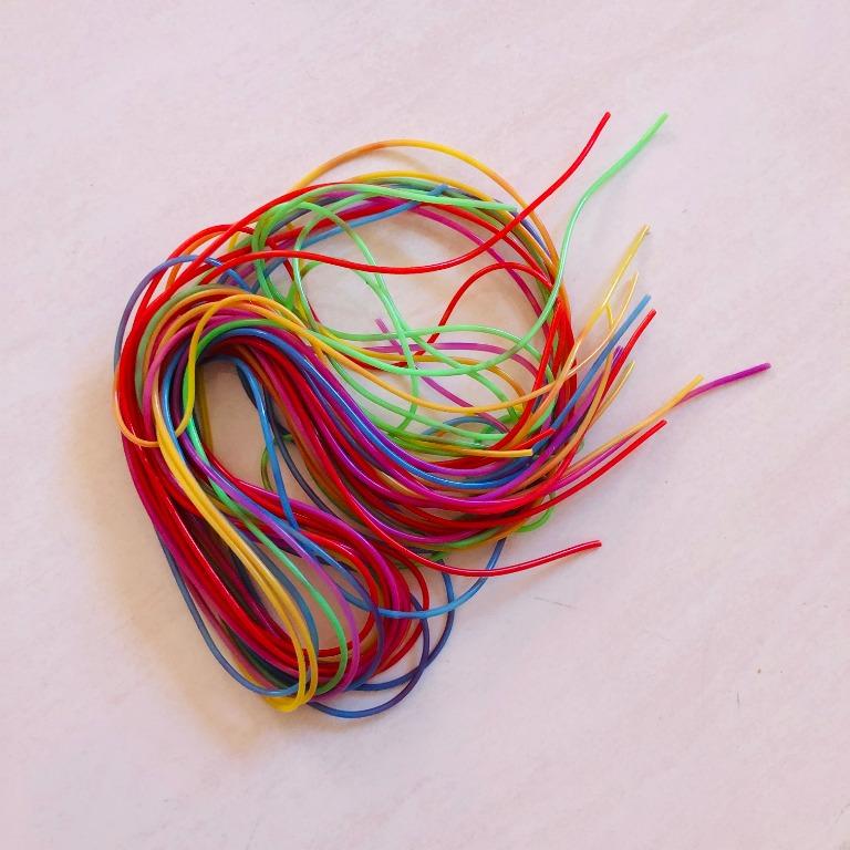 Plastic Strings / Plastic Lacing, Hobbies & Toys, Stationary & Craft ...