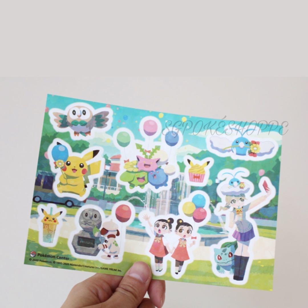 [PO] STICKER SHEET [MEGA TOKYO RENEWAL] - POKEMON CENTER EXCLUSIVE ...