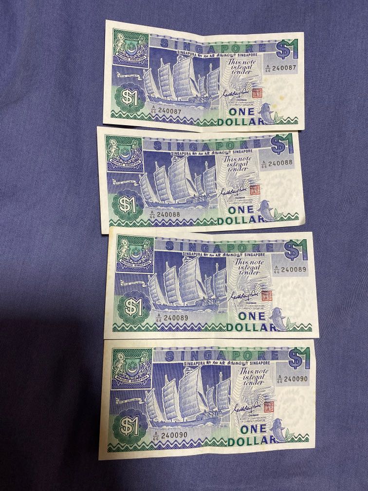 Ship Series $1 Serial Number 87-90, Hobbies & Toys, Memorabilia ...