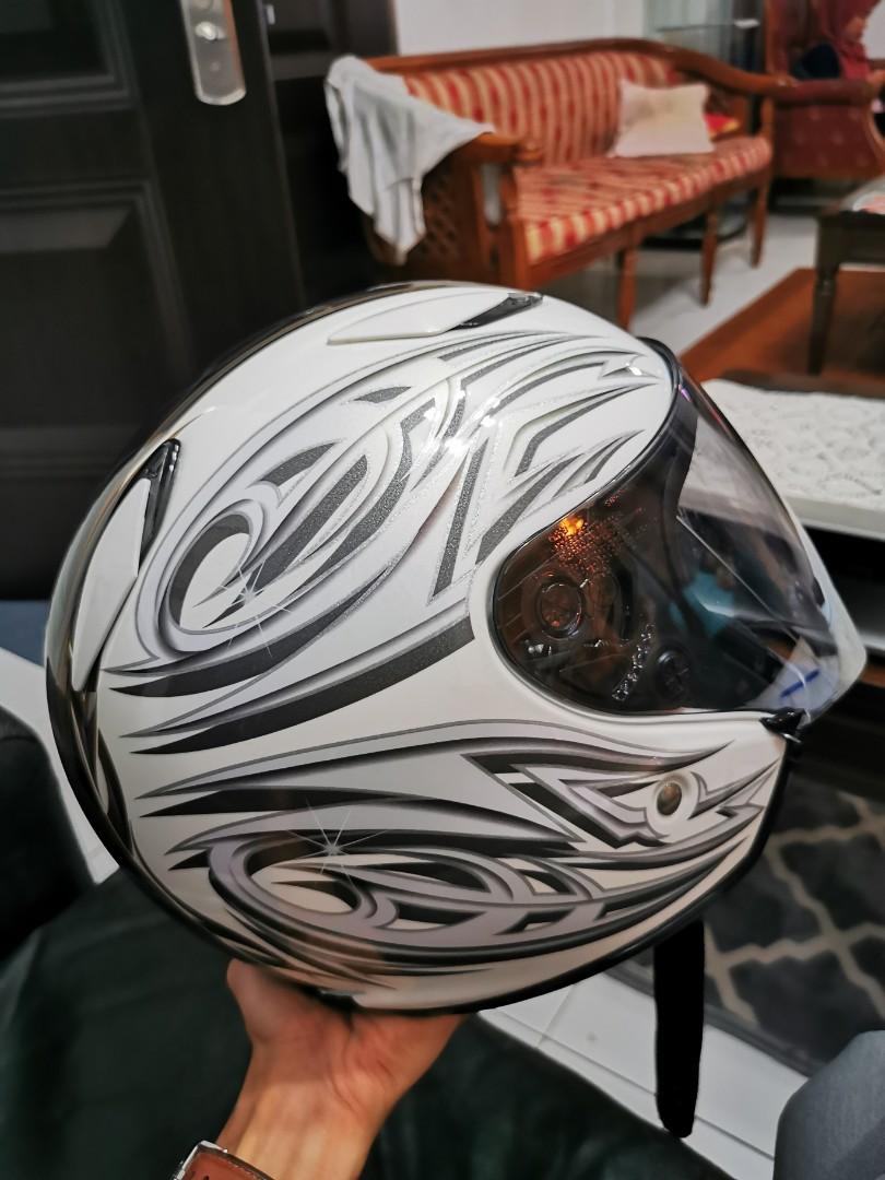 Shoei Jstream Polaris white, Auto Accessories on Carousell