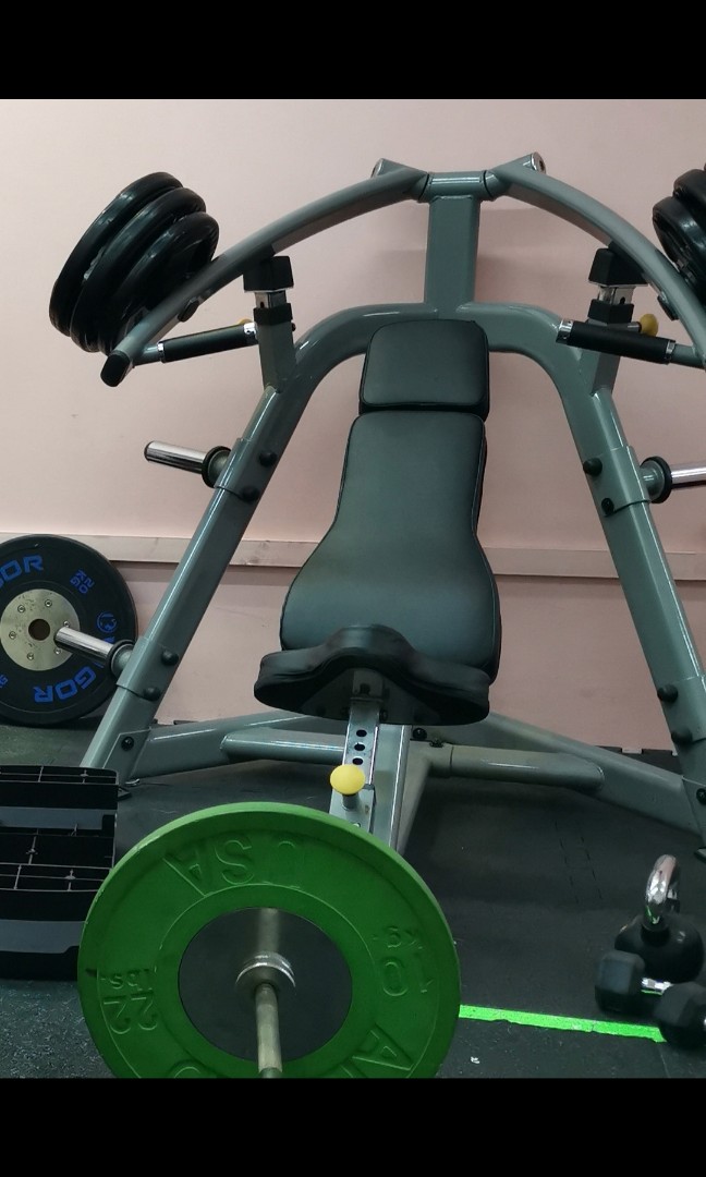 Steel flex incline chest press, Sports Equipment, Exercise & Fitness ...