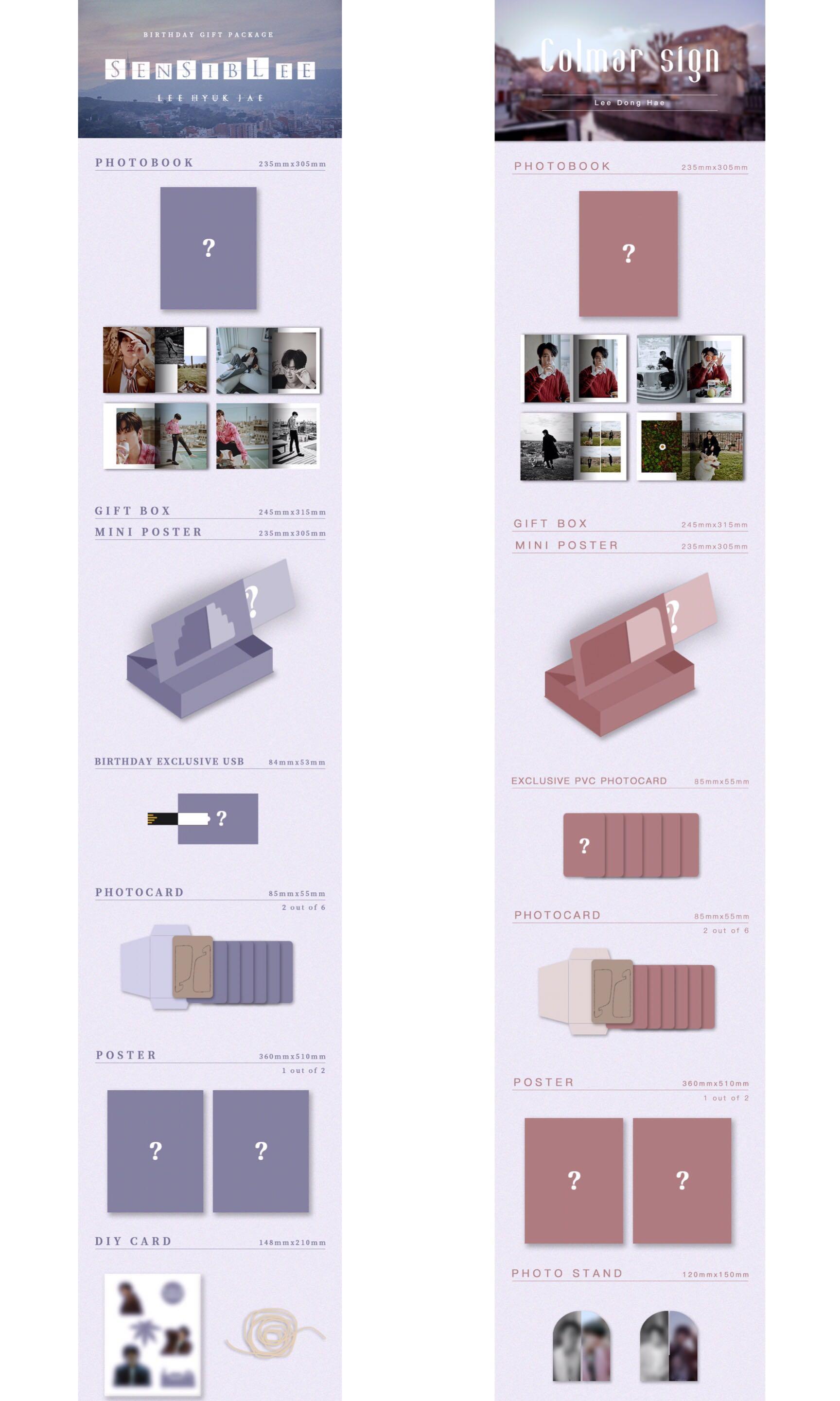 Super Junior Eunhyuk’s Sensiblee Photobook & Donghae’s Colmar Sign ...