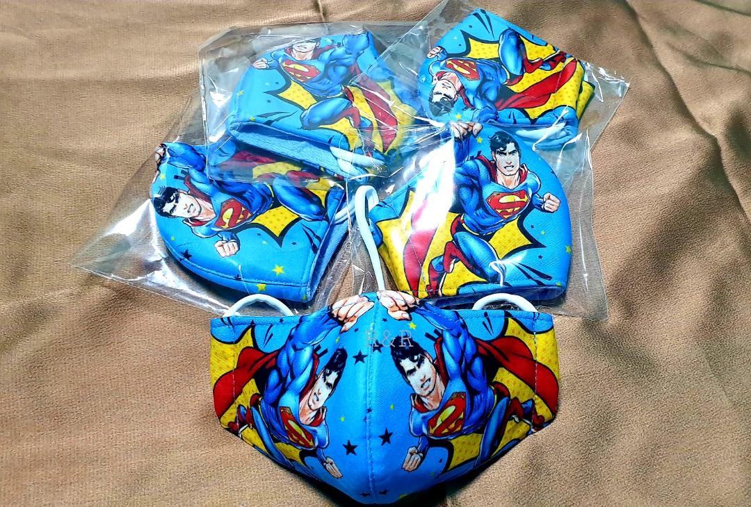 Superman Kids Mask, Health & Beauty, Face & Skin Care on Carousell