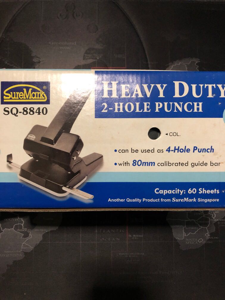Suremark heavy duty hole puncher, Hobbies & Toys, Stationery & Craft ...