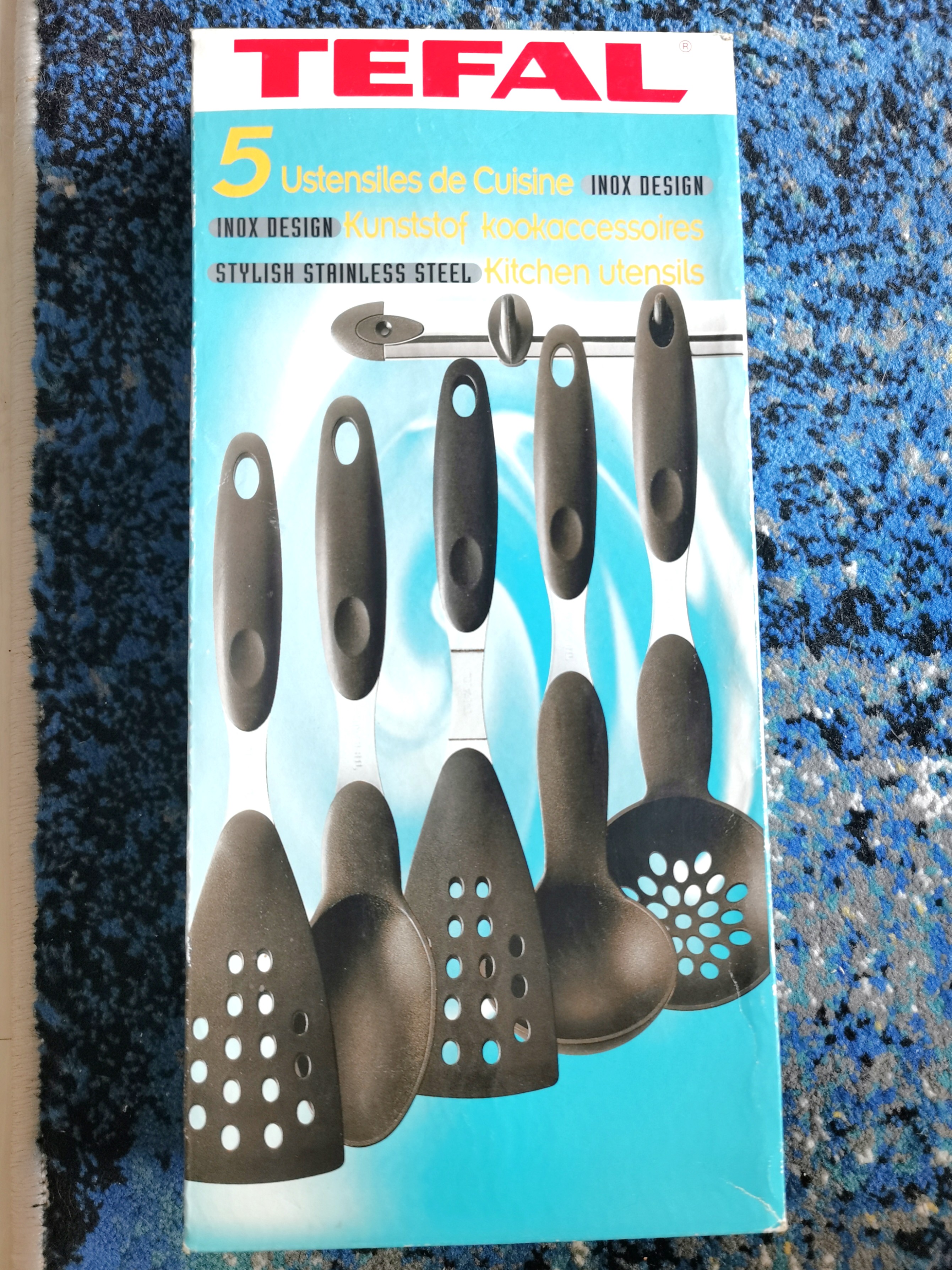Tefal 5 piece utensils, Furniture & Home Living, Kitchenware ...
