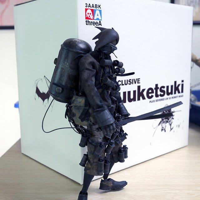 ThreeA 3A Kyuuketsuki with Bothead Slicer RARE Ashley Wood (nt XM, Hot ...