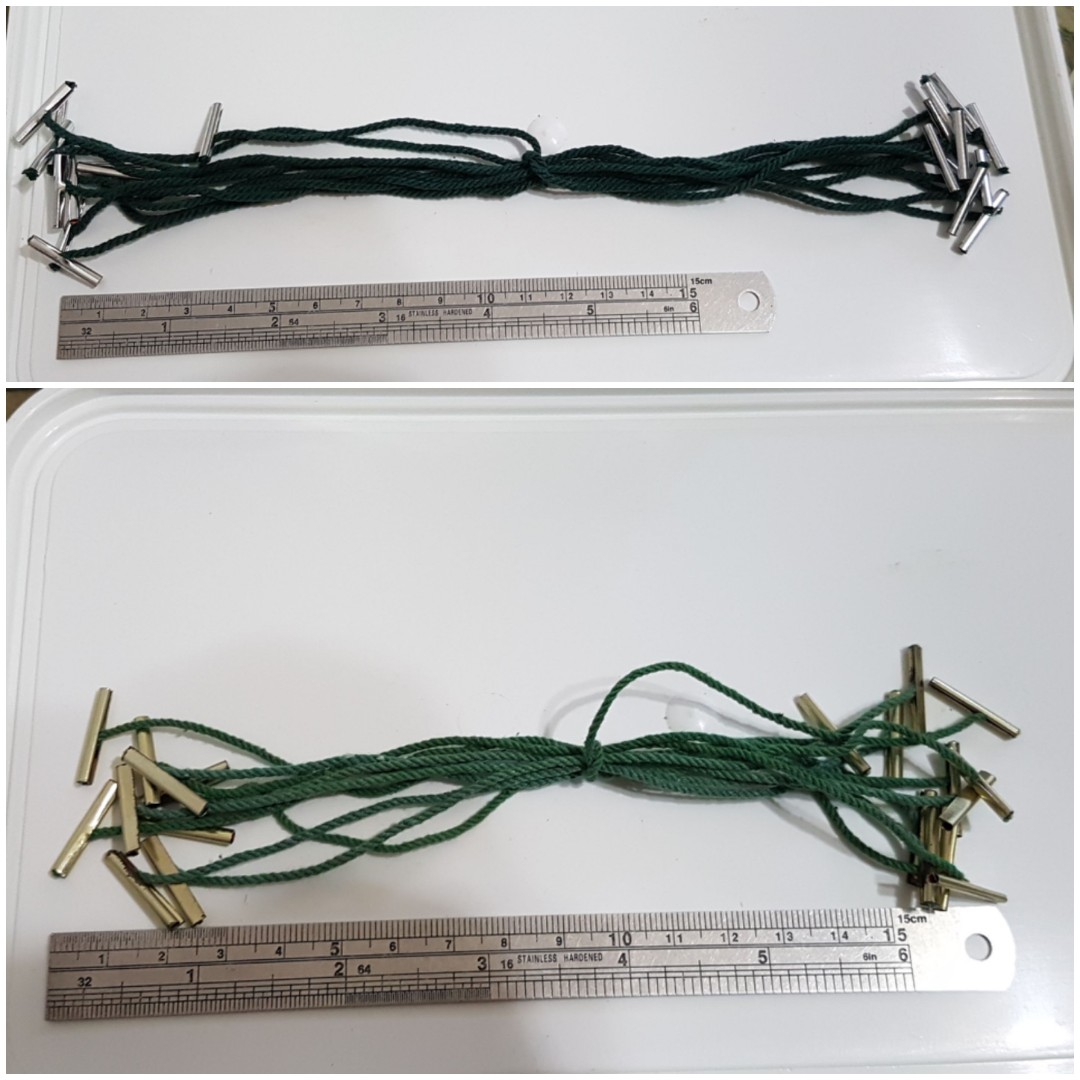 Treasury tag. String fasteners., Books & Stationery, Stationery on ...