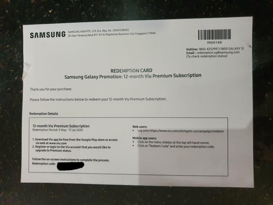 Viu premium for 12 months., Tickets & Vouchers, Vouchers on Carousell