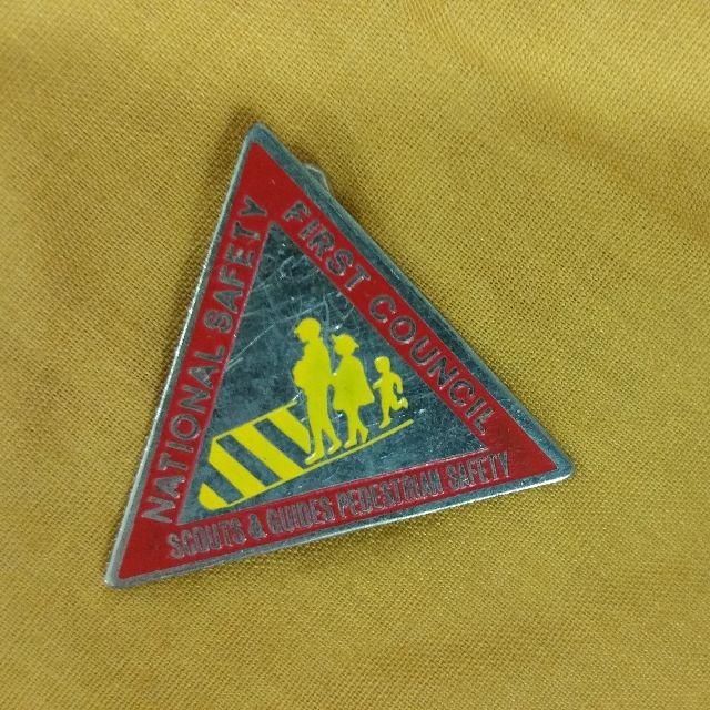 1960-70s National Safety First Council Badge - Vintage School Badge ...