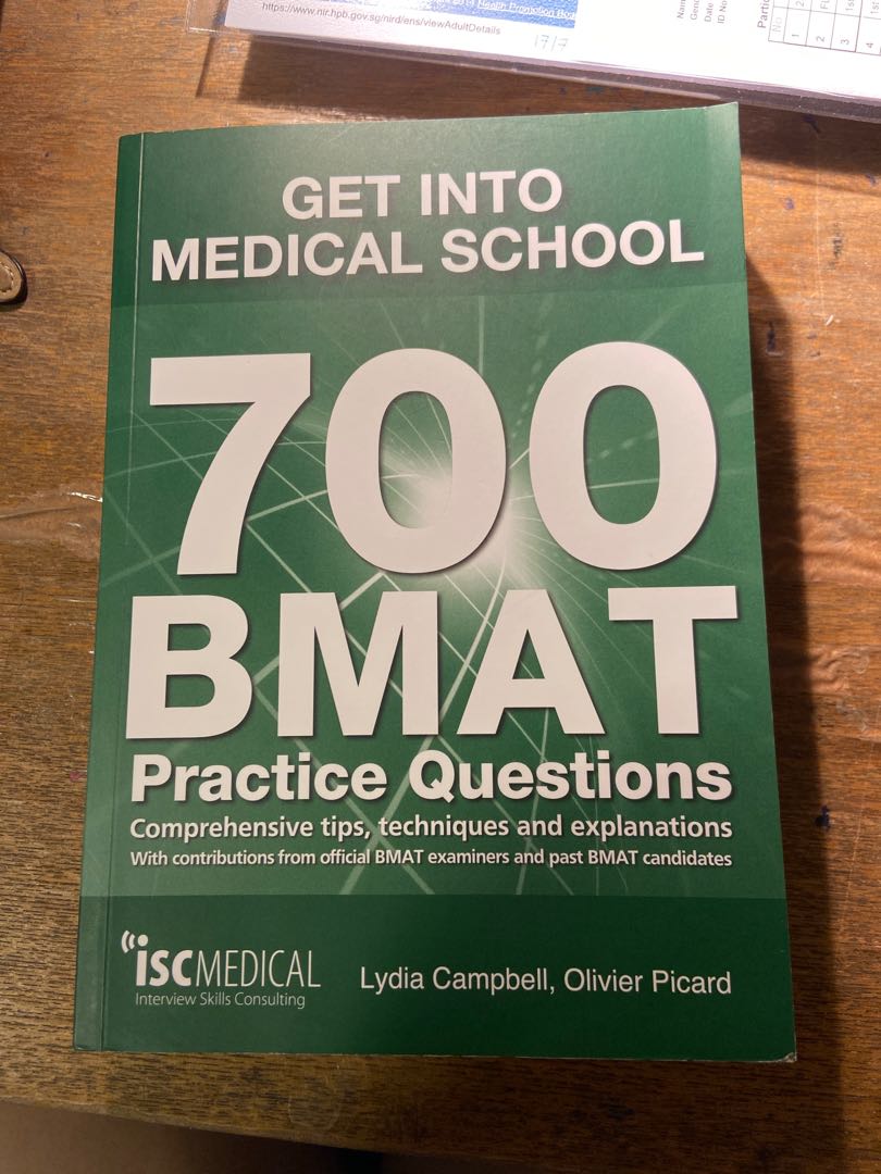 700 BMAT practice questions, Hobbies & Toys, Books & Magazines ...