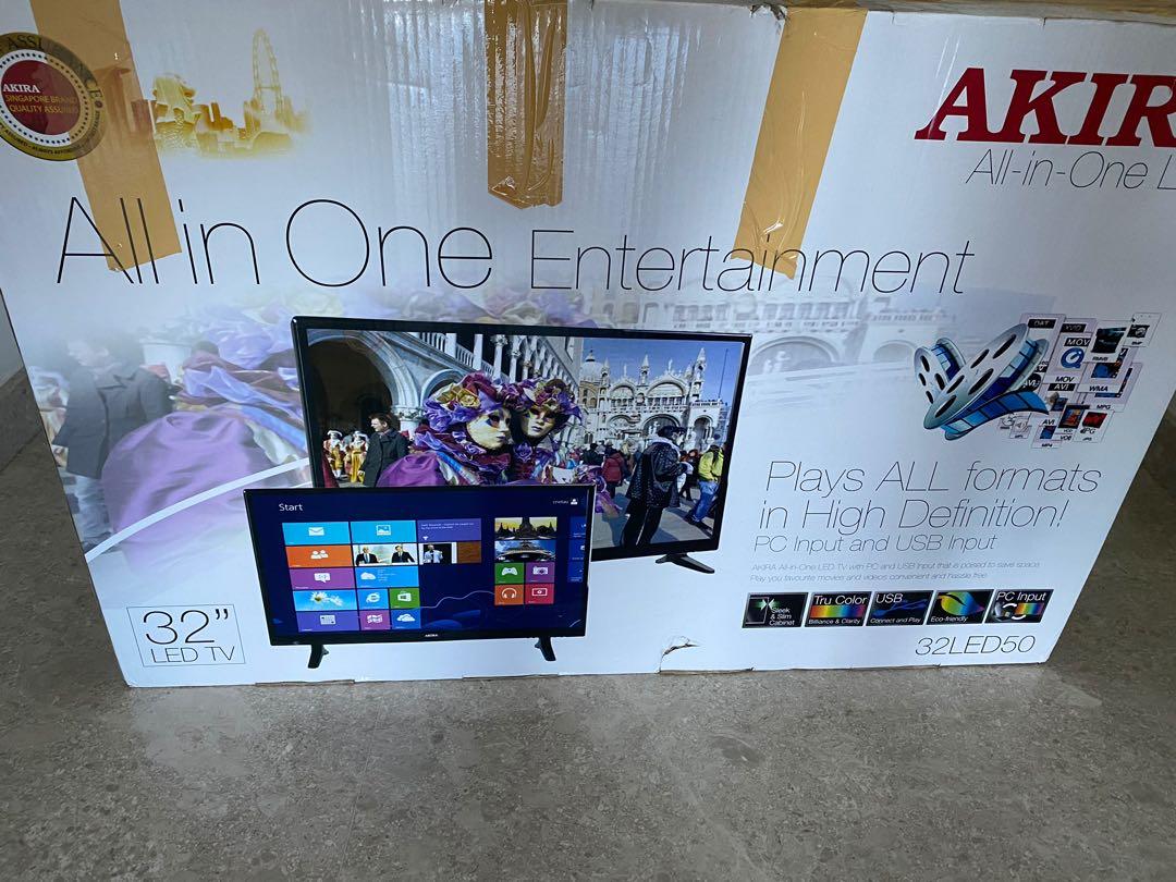 Akira 32" LED TV with box (Used), Home Appliances, TVs & Entertainment ...